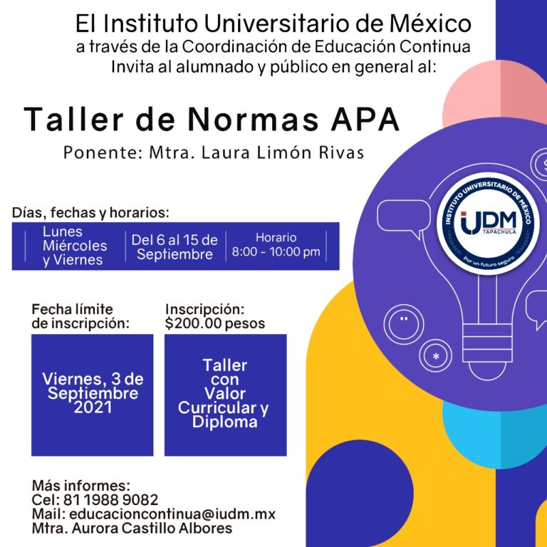 iUDM | Instituto Universitario de México - Universidad Tapachula
