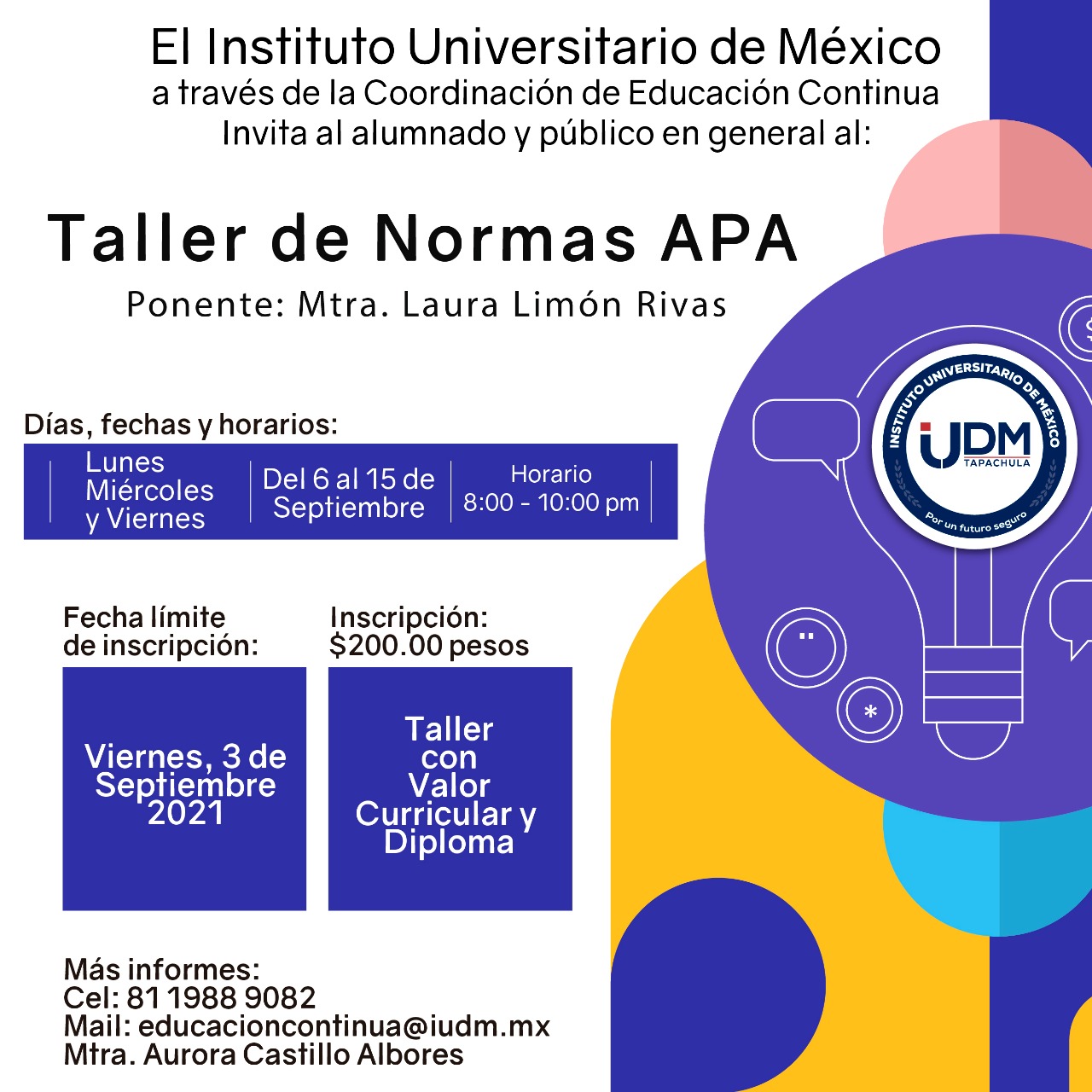 iUDM | Instituto Universitario de México - Universidad Tapachula